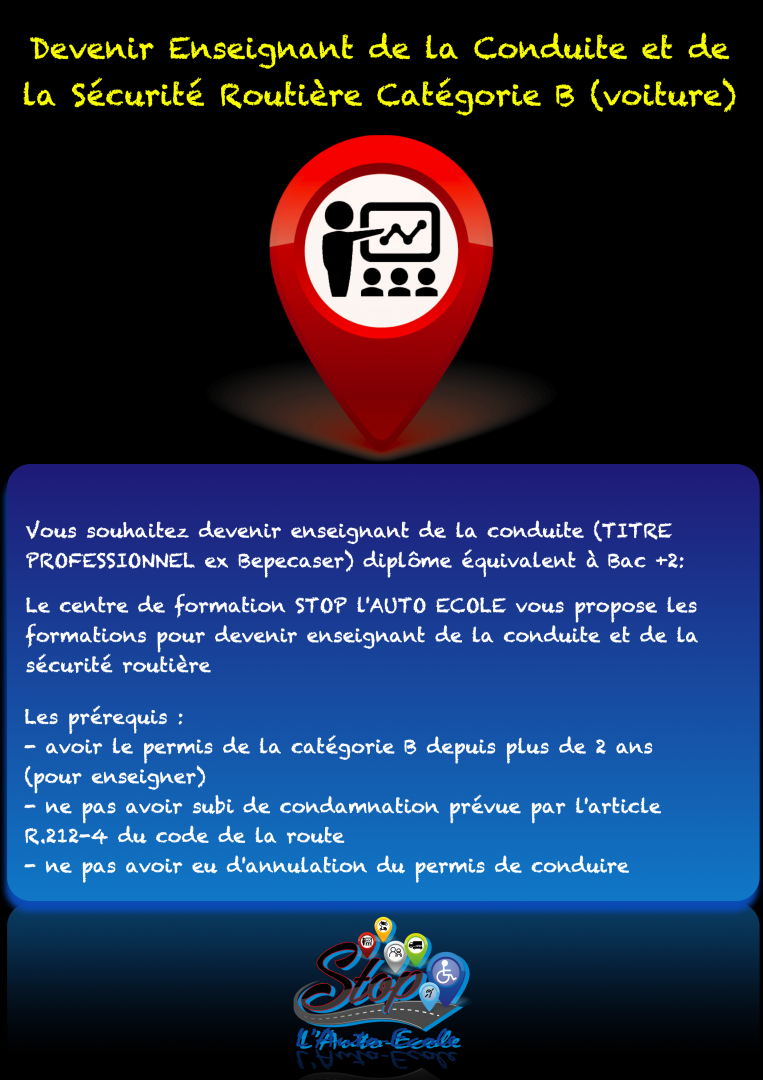 Formation d'enseignants de la conduite et de la sécurité routière